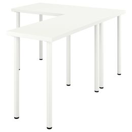 IKEA LAGKAPTEN / LINNMON Schreibtisch L-f&ouml;rmig