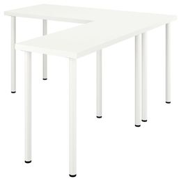 IKEA LAGKAPTEN / LINNMON Schreibtisch L-f&ouml;rmig