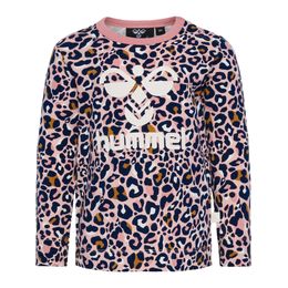 Hummel Sweatshirt M&auml;dchen Gr&ouml;&szlig;e 92 braun / ros&eacute; / schwarz / wei&szlig;
