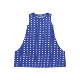 Marni &Uuml;berwurfkleid M&auml;dchen Gr&ouml;&szlig;e 140 blau / wei&szlig;