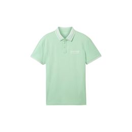 Tom Tailor Poloshirt Herren Gr&ouml;&szlig;e S hellgr&uuml;n / wei&szlig;