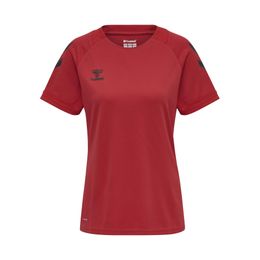 Hummel Funktionsshirt 'Lead' Damen Gr&ouml;&szlig;e XXL dunkelrot / schwarz