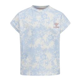 Hummel Shirt 'S/S' M&auml;dchen Gr&ouml;&szlig;e 146 hellblau / wei&szlig;