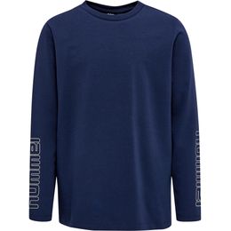 Hummel Shirt Jungen Gr&ouml;&szlig;e 104 navy / wei&szlig;