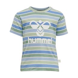 Hummel Funktionsshirt 'PELLE' Jungen Gr&ouml;&szlig;e 86 blau / gr&uuml;n / wei&szlig;