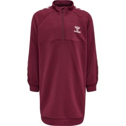 Hummel Kleid M&auml;dchen Gr&ouml;&szlig;e 164 beere / burgunder / wei&szlig;