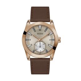 Guess Uuhr 'Greyson' Herren Gr&ouml;&szlig;e One Size braun / gold