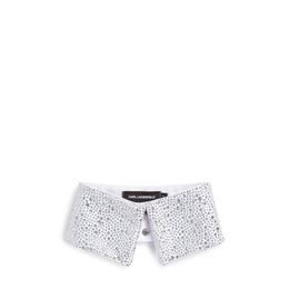 K by KARL LAGERFELD Karl Lagerfeld Collar ' STRASS-KRAGEN, HANDVERLESEN VON HUN KIM ' female White size One Size