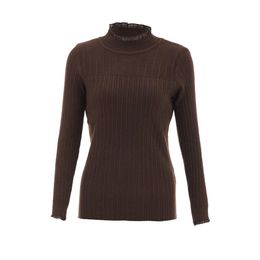 Aleva Sweater female Brown size XS/S