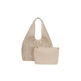 Gaya Schultertasche Damen Gr&ouml;&szlig;e One Size beige
