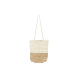 ebeeza Shopper Damen Gr&ouml;&szlig;e One Size beige / wollwei&szlig;
