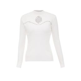 carato Pullover Damen Gr&ouml;&szlig;e XS/S transparent / wollwei&szlig;