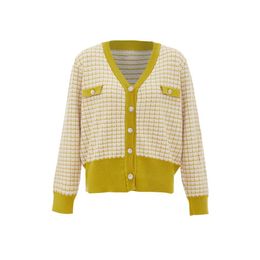 Naemi Knit Cardigan female Yellow size XS/S