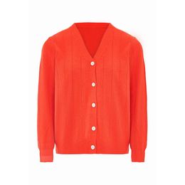 Sanika Knit Cardigan female Orange size XS/S