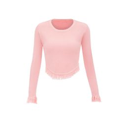 swirly Pullover Damen Gr&ouml;&szlig;e XS/S hellpink