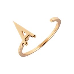 Design Letters Ring female Gold size 1