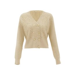 Naemi Knit Cardigan female Beige size XS/S