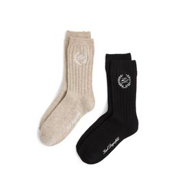 K by KARL LAGERFELD Karl Lagerfeld Socken Damen Gr&ouml;&szlig;e 36/41 beige / schwarz / wei&szlig;