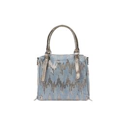 NAEMI Handtasche Damen Gr&ouml;&szlig;e One Size pastellblau / silber