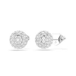 Swarovski Ohrringe 'Lucent' Damen Gr&ouml;&szlig;e One Size silber / perlwei&szlig;