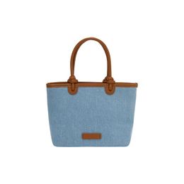 Gaya Handtasche Damen Gr&ouml;&szlig;e One Size blue denim / braun