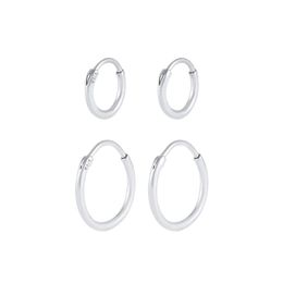 Kuzzoi Earring 'Creolen' male Silver size One Size