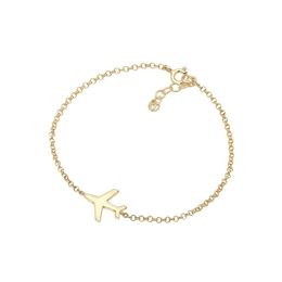 Elli Bracelet 'Flugzeug' female Gold size One Size