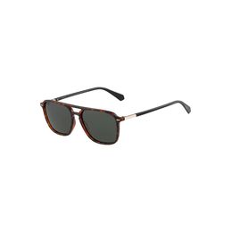 Polaroid Sonnenbrille Herren Gr&ouml;&szlig;e 57 braun / cognac / schwarz