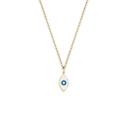 Elli Kette 'Evil Eye' Damen Gr&ouml;&szlig;e 45 blau / gold / wei&szlig;