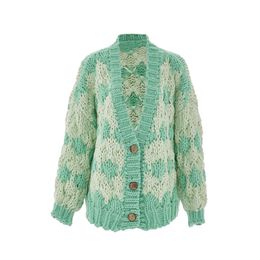 ebeeza Strickjacke Damen Gr&ouml;&szlig;e M mint / jade