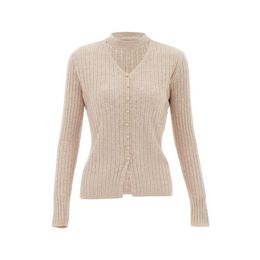 NAEMI Strickjacke Damen Gr&ouml;&szlig;e XS/S beige