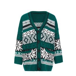 Jalene Knit Cardigan female Green size M