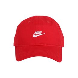 Nike Sportswear Cap Jungen Gr&ouml;&szlig;e 48/54 hellrot / wei&szlig;