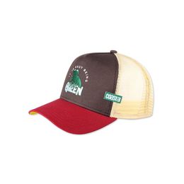 Coastal Cap 'HFT Easy Green' Herren Gr&ouml;&szlig;e 55/60 braun / gelb / dunkelgr&uuml;n / dunkelrot