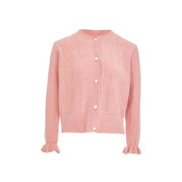 NALLY Strickjacke Damen Gr&ouml;&szlig;e M rosa