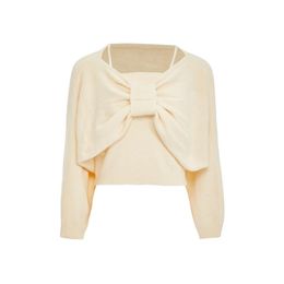 NALLY Pullover Damen Gr&ouml;&szlig;e M hellbeige