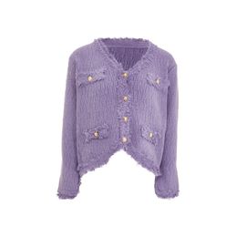 Nally Knit Cardigan female Purple size M