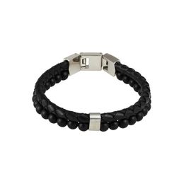 Fossil Armband Herren Gr&ouml;&szlig;e One Size schwarz / silber