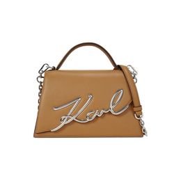 K by KARL LAGERFELD Karl Lagerfeld Handtasche Damen Gr&ouml;&szlig;e One Size hellbraun / silber