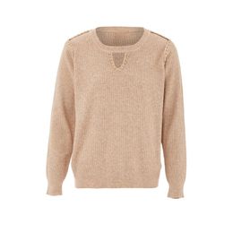 LEOMIA Pullover Damen Gr&ouml;&szlig;e XS/S camel