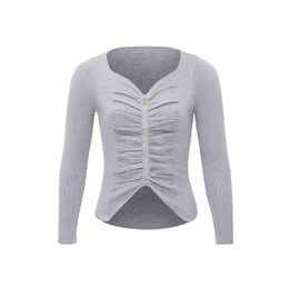 leo selection Pullover Damen Gr&ouml;&szlig;e XS/S grau