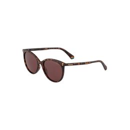 Polaroid Sonnenbrille Herren Gr&ouml;&szlig;e 55 braun / cognac