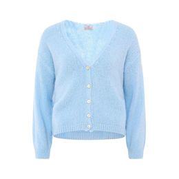 Zwillingsherz Knit Cardigan female Blue size One Size