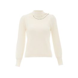 NAEMI Pullover Damen Gr&ouml;&szlig;e XS/S wollwei&szlig;