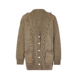 caissa Strickjacke Damen Gr&ouml;&szlig;e M taupe