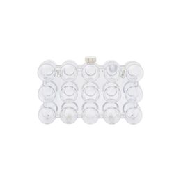 KRZY Clutch Damen Gr&ouml;&szlig;e One Size transparent