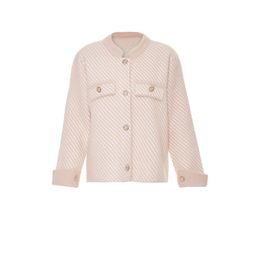 CARNEA Strickjacke Damen Gr&ouml;&szlig;e M rosa / wei&szlig;