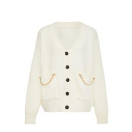 Caissa Knit Cardigan female White size M