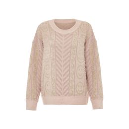 ebeeza Pullover Damen Gr&ouml;&szlig;e One Size gold / rosa / hellpink