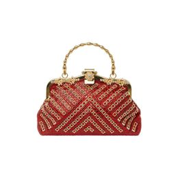 NAEMI Handtasche Damen Gr&ouml;&szlig;e One Size gold / rot
